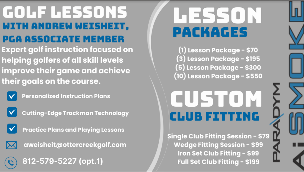 Golf Instruction / Professional Club Fitting - Otter Creek Golf Course